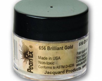 Pearl Ex Powdered Pigment Interference Gold 3 Gram Jar | Etsy