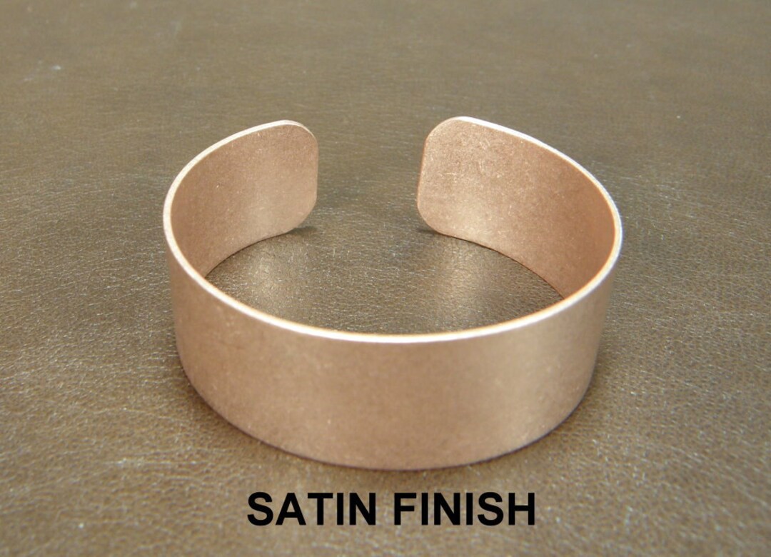 Copper Cuff Bracelet Blanks, 3/4