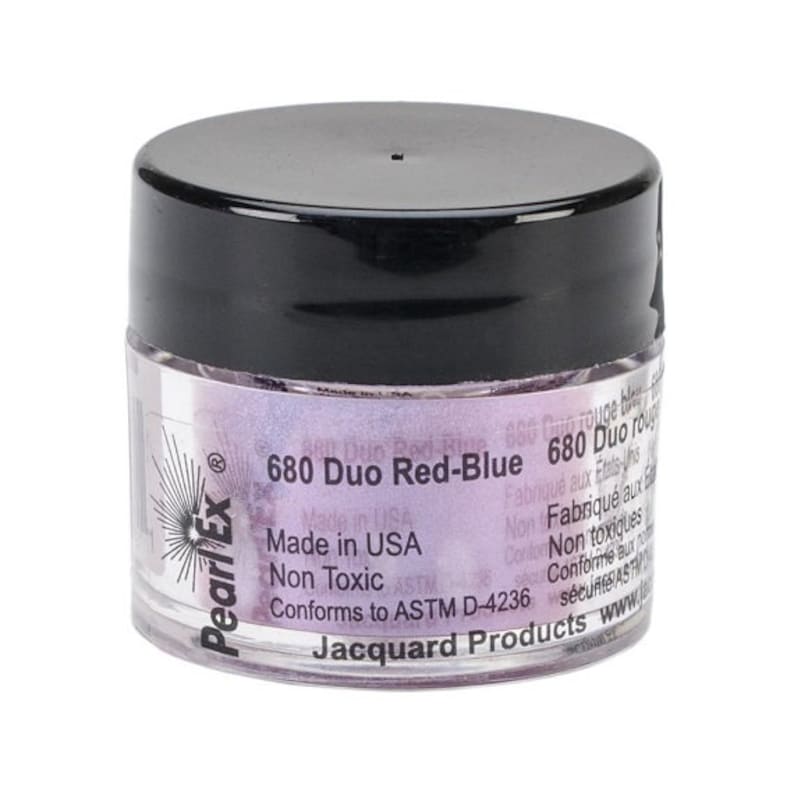 Pearl Ex Powdered Pigment Duo Red-blue 3 Gram Jar - Etsy
