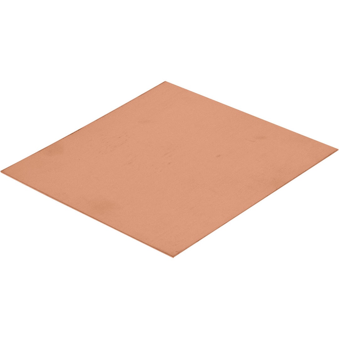 Copper Sheet, 20 Gauge (.032) 6" X 6", Half Hard Copper Sheet Metal - Etsy
