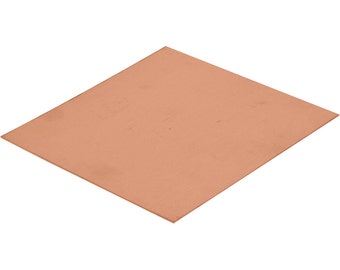 Copper Sheet Stock 20 Gauge Mill Finish, Handstamping Supplies ...