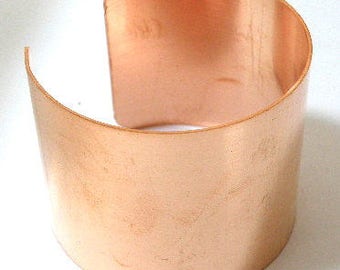 Raw Copper Bracelet Blanks Real Copper Cuff Blanks Adjustable - Etsy