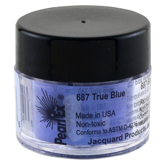 Pearl Ex Powdered Pigment True Blue 3 Gram Jar | Etsy