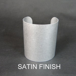 Aluminum Cuff Bracelet Blank, 2 1/2 Inch X 6 Inch, Satin Finish, for ...