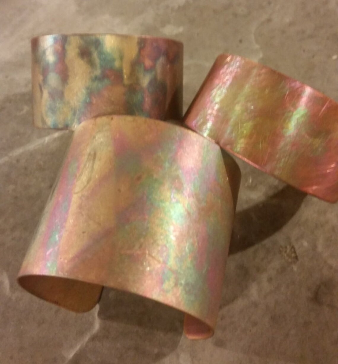 Copper Cuff Bracelet Blanks, Polished or Satin Finish, Set of 7 for ...