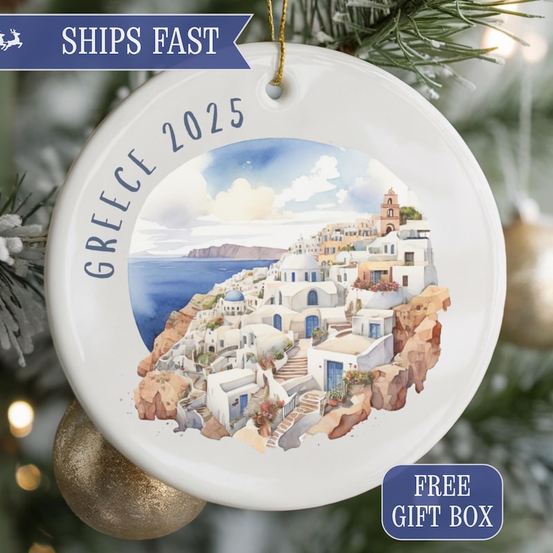 Greek Christmas Bauble - Etsy