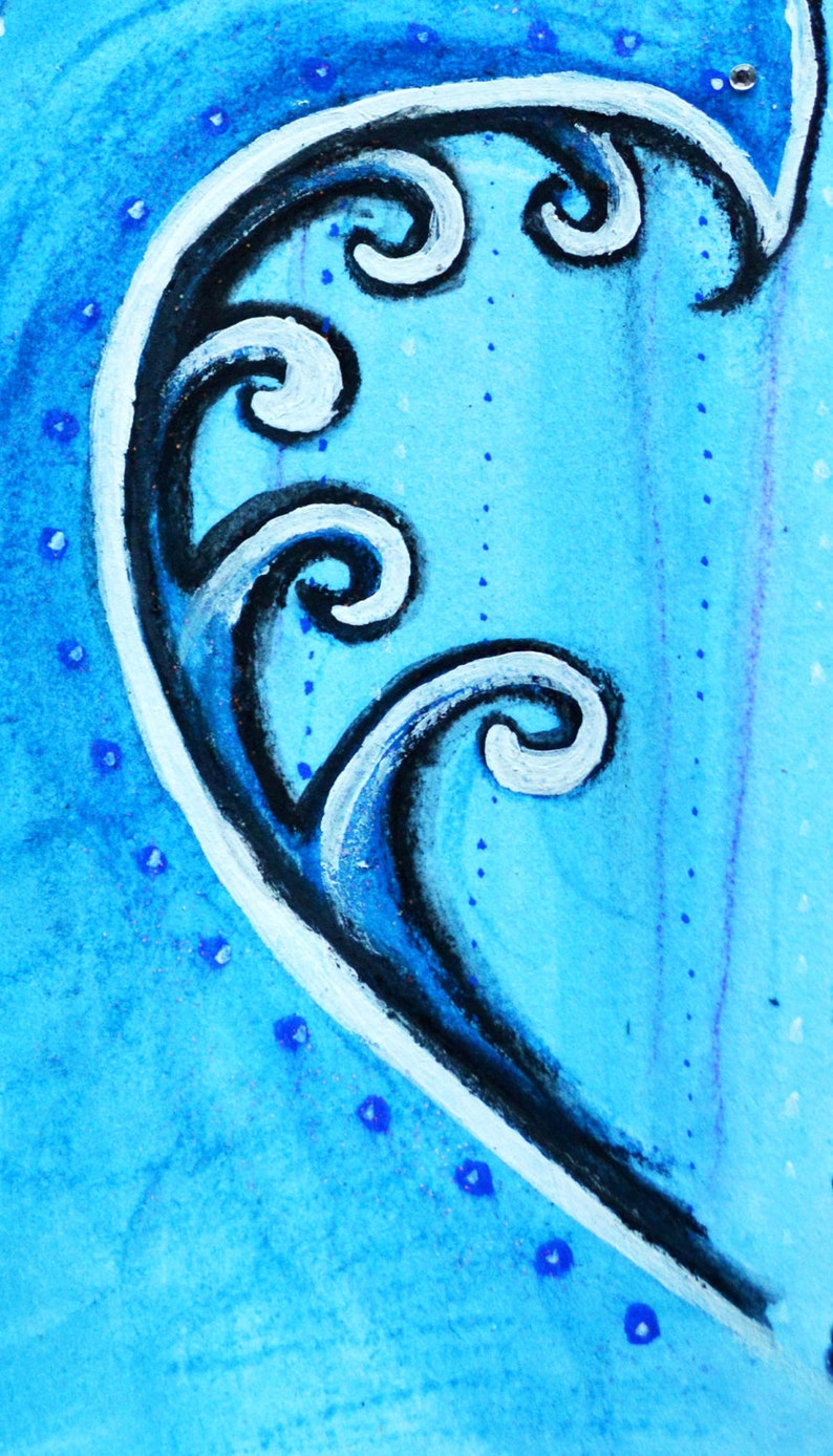 Mindfulness- Ride the Wave- A4 Archival Quality Art Print - Etsy