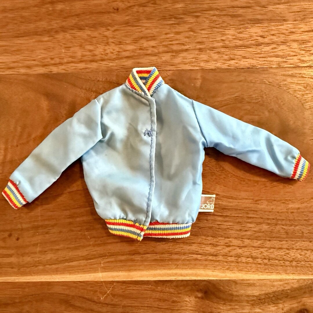 VTG 1980s 80s Barbie Ken Doll Windbreaker JORDACHE Snap Coat Jacket ...
