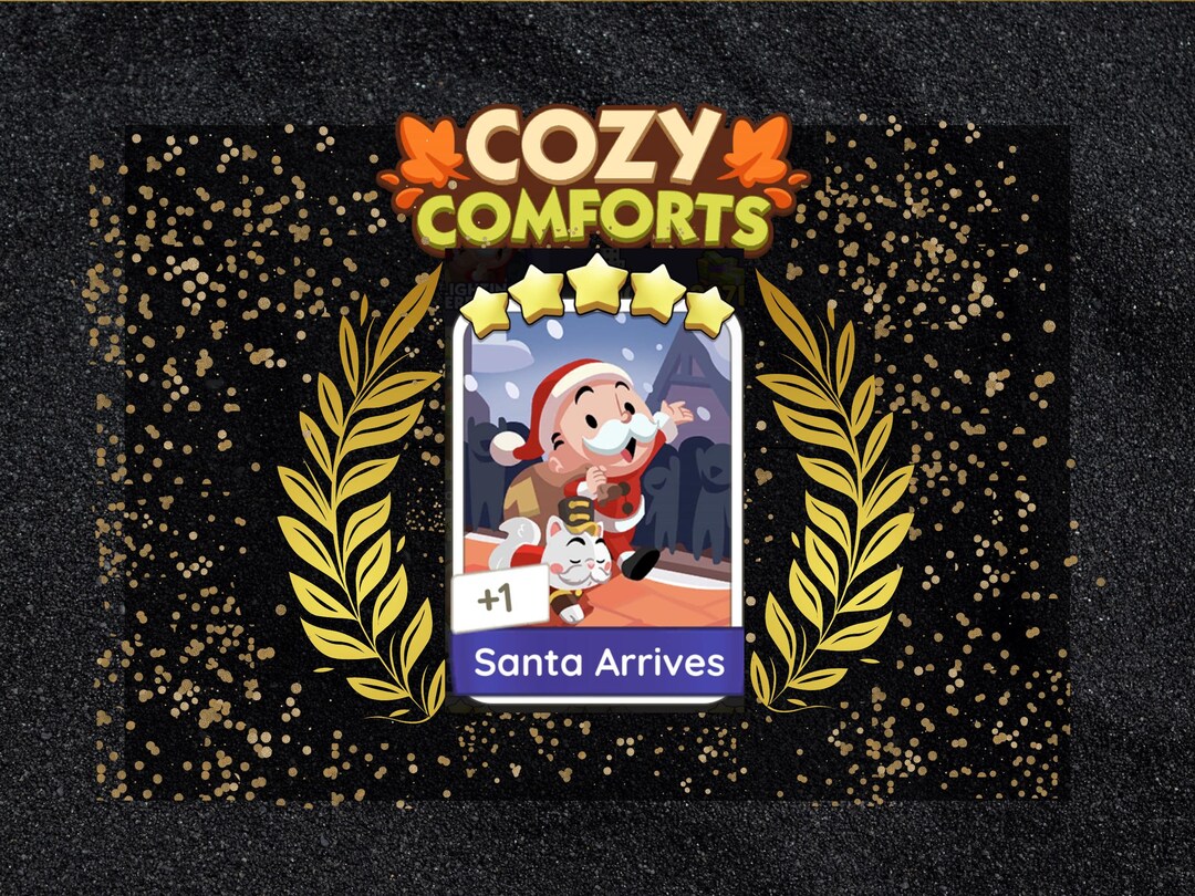 Santa Arrives - Monopoly_go 5 Star Sticker - Etsy