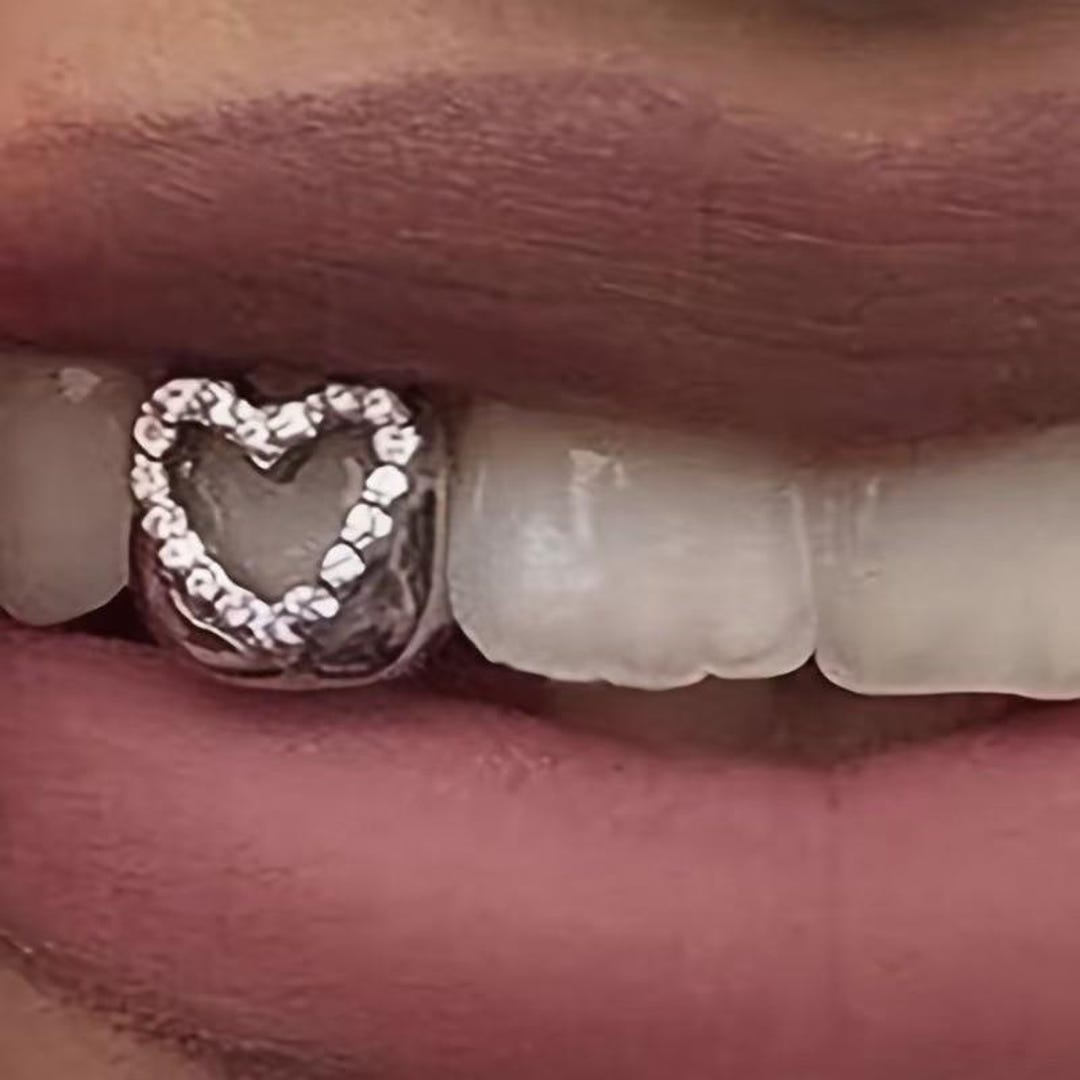Hollow Heart Tooth Grill: Hip Hop Dental Bling - Etsy