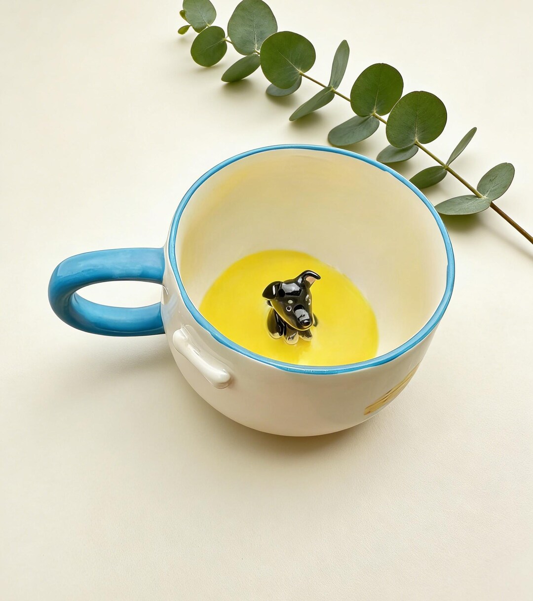 Custom Cute Cheese Pet Handmade Ceramic Mug,custom Cheese Pet Mug ...