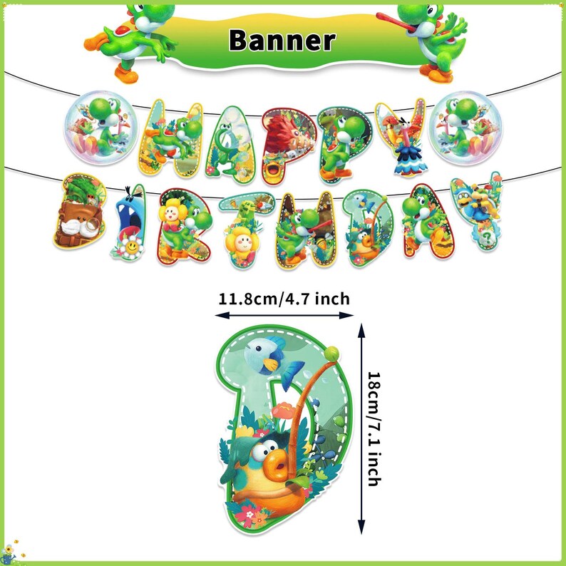 Cute Green Dino Birthday Party Supplies, Jungle Adventure Themed Kids ...