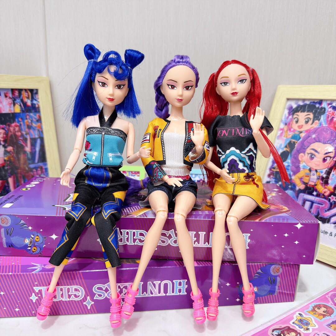 Buy Huntrix Kp*p Demon Hunter Dolls | 3D Jointed Articulated Figures ...