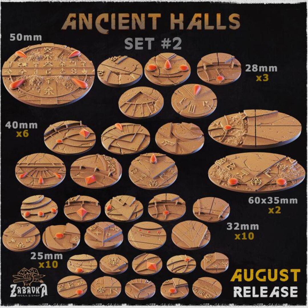 Ancient Halls Bases/toppers - Etsy
