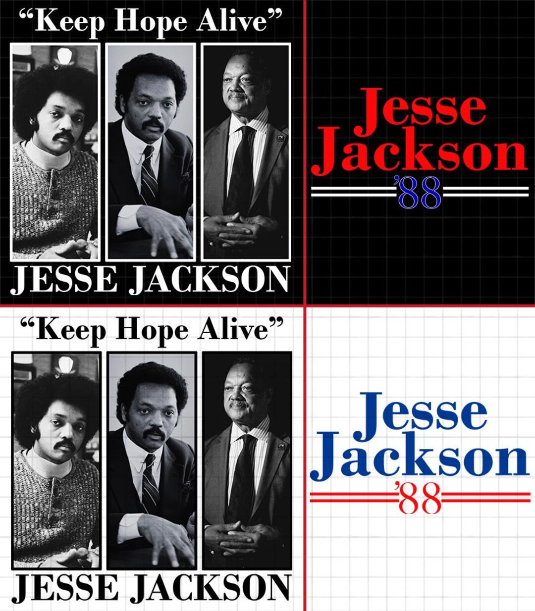 Jesse Jackson PNG Bundle, Keep Hope Alive, Digital Files (digital ...