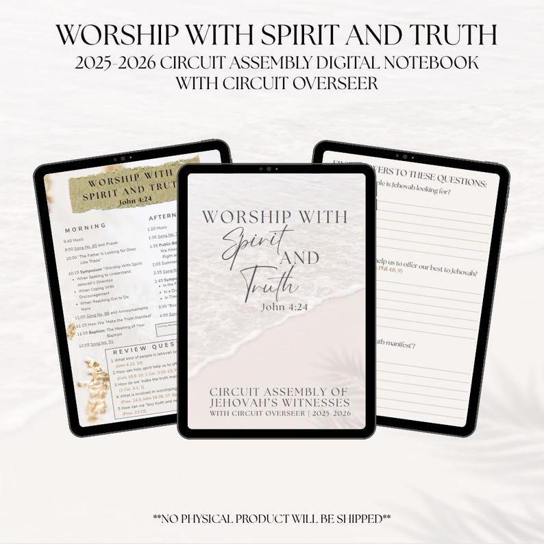 Worship With Spirit and Truth 2025-2026 Circuit Assembly (circuit ...