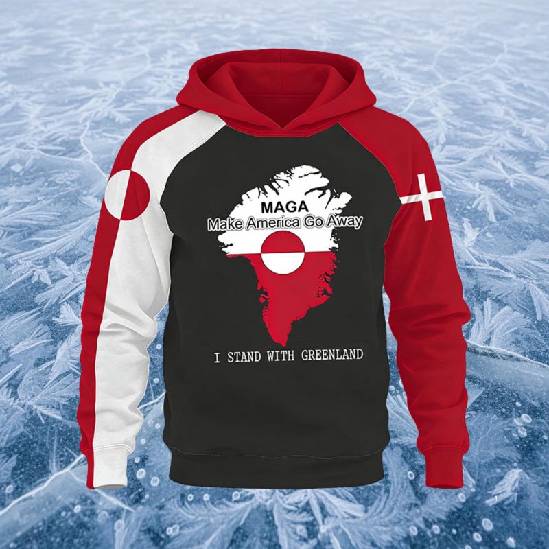 Greenland Flag Hoodie - Etsy UK