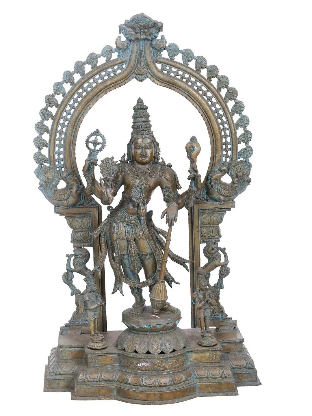 30" Lord Perumal (vishnu) With Garuda and Hanuman Ji | Madhuchista ...