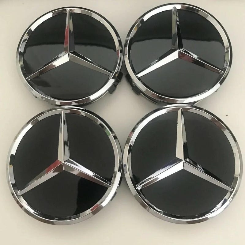 Mercedes Center Cap Black - Etsy
