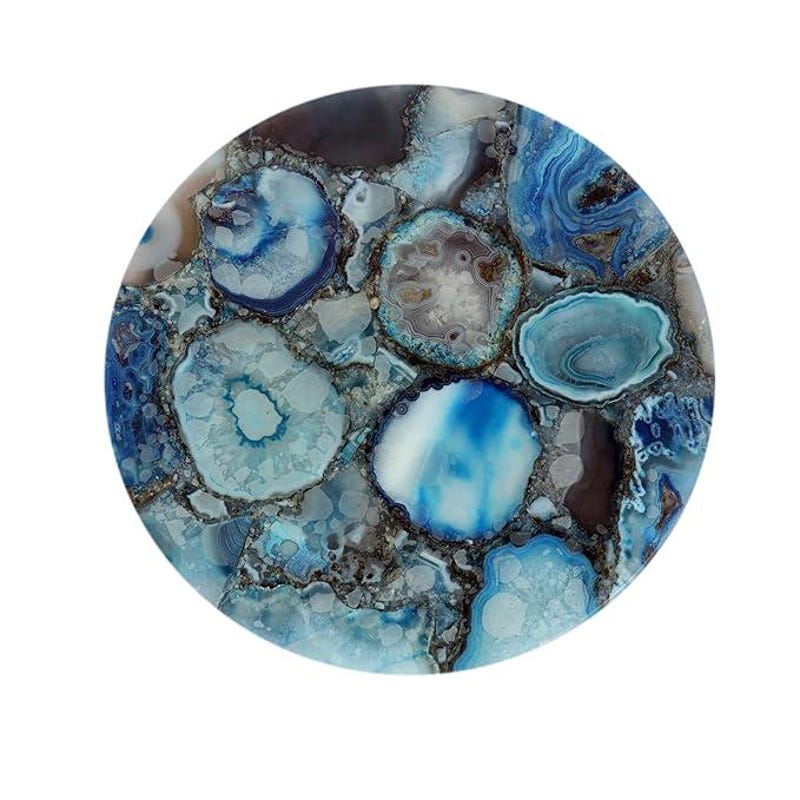 Blue Agate Platter - Etsy