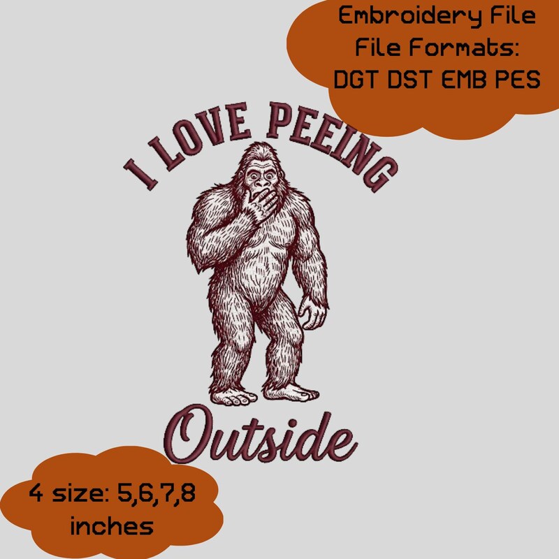 Bigfoot Sewing Pattern - Etsy