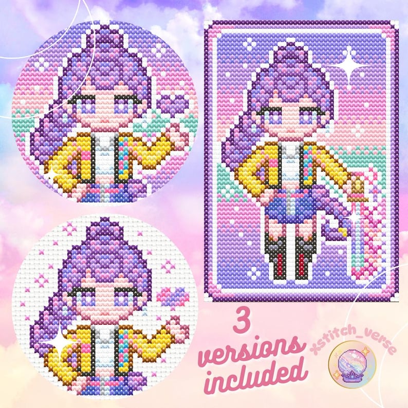 Kpop Demon Hunters Rumi Huntrix - Cross Stitch Pattern (PDF) Gift for ...