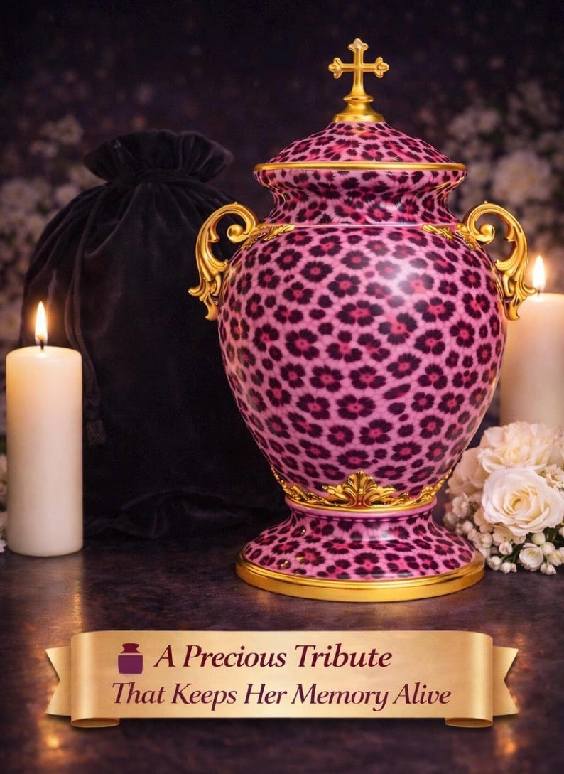 Large Cremation Urn for Ashes: Memorial Urn, 10-inches - Etsy