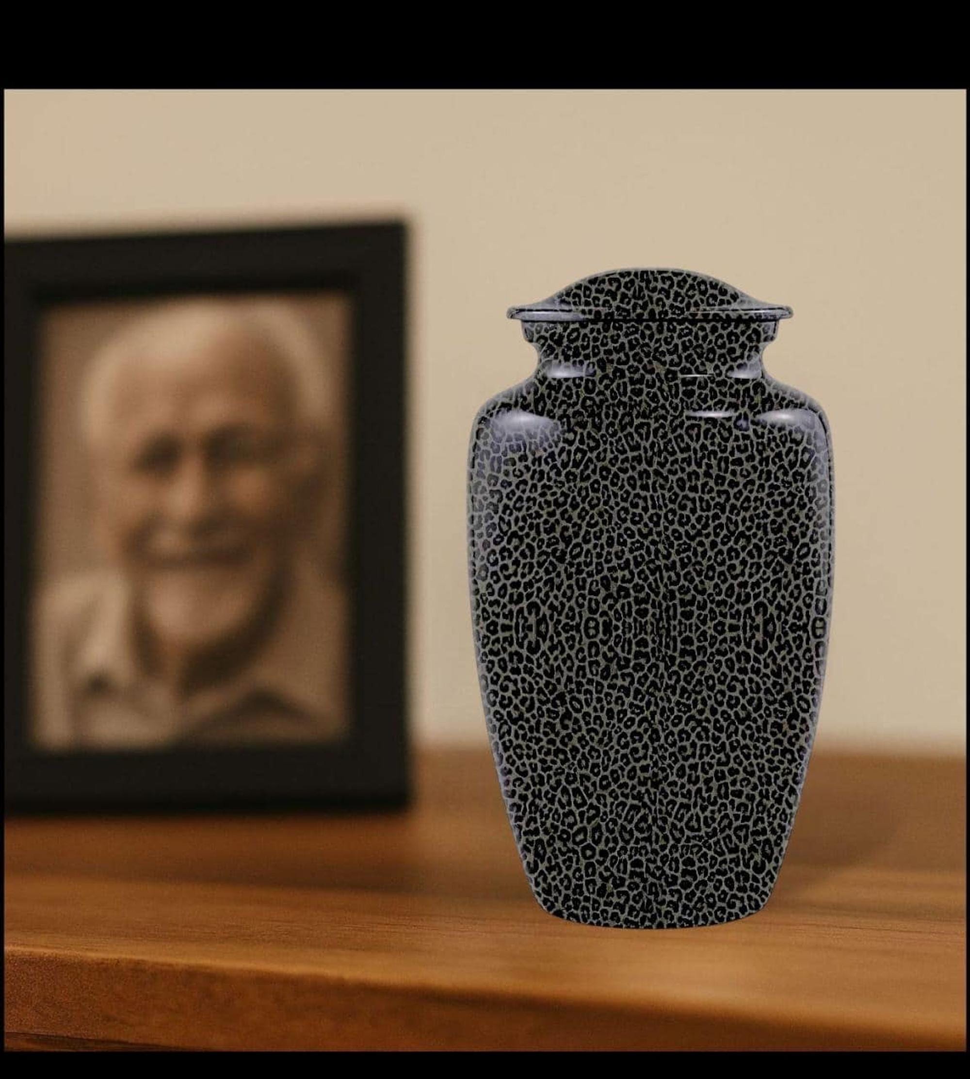 Leopard Print Cremation Urn - Adult Funeral Upto 220 Cu Inches - Etsy