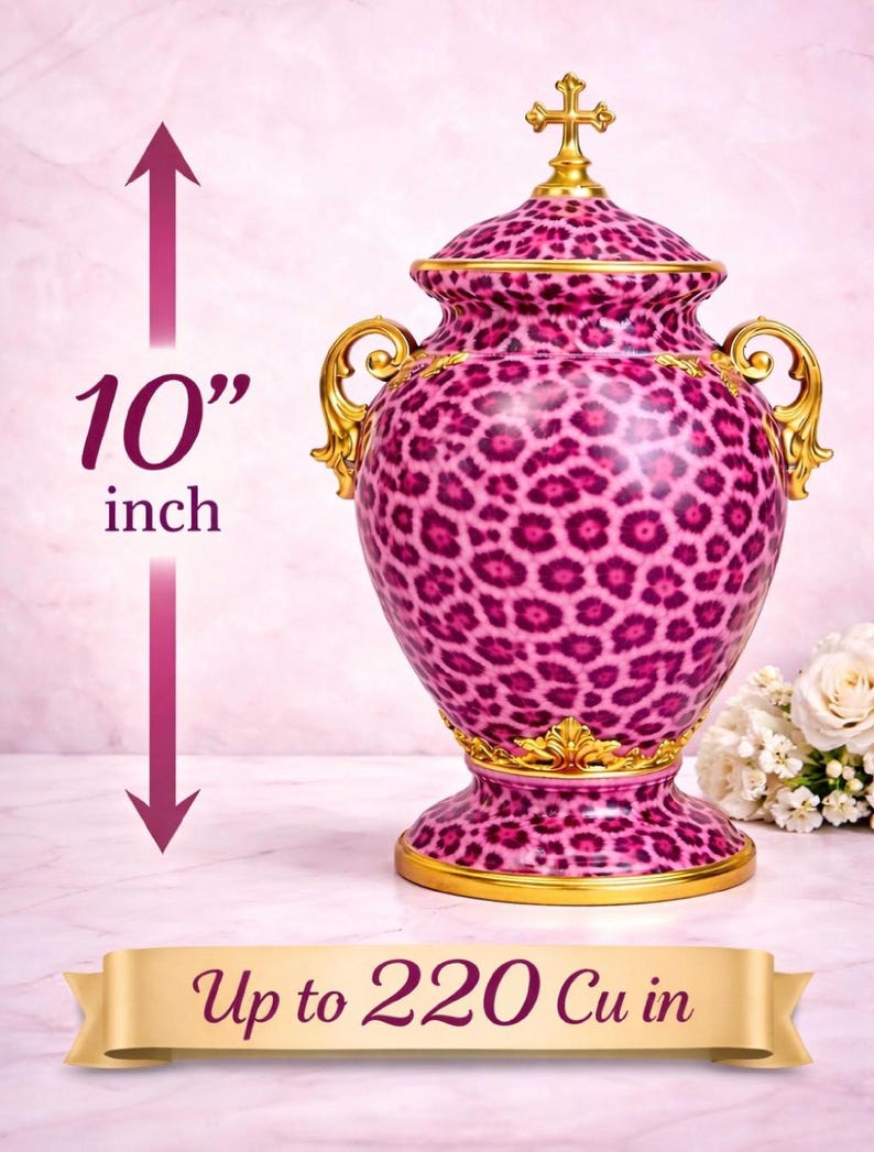 Large Cremation Urn for Ashes: Memorial Urn, 10-inches - Etsy