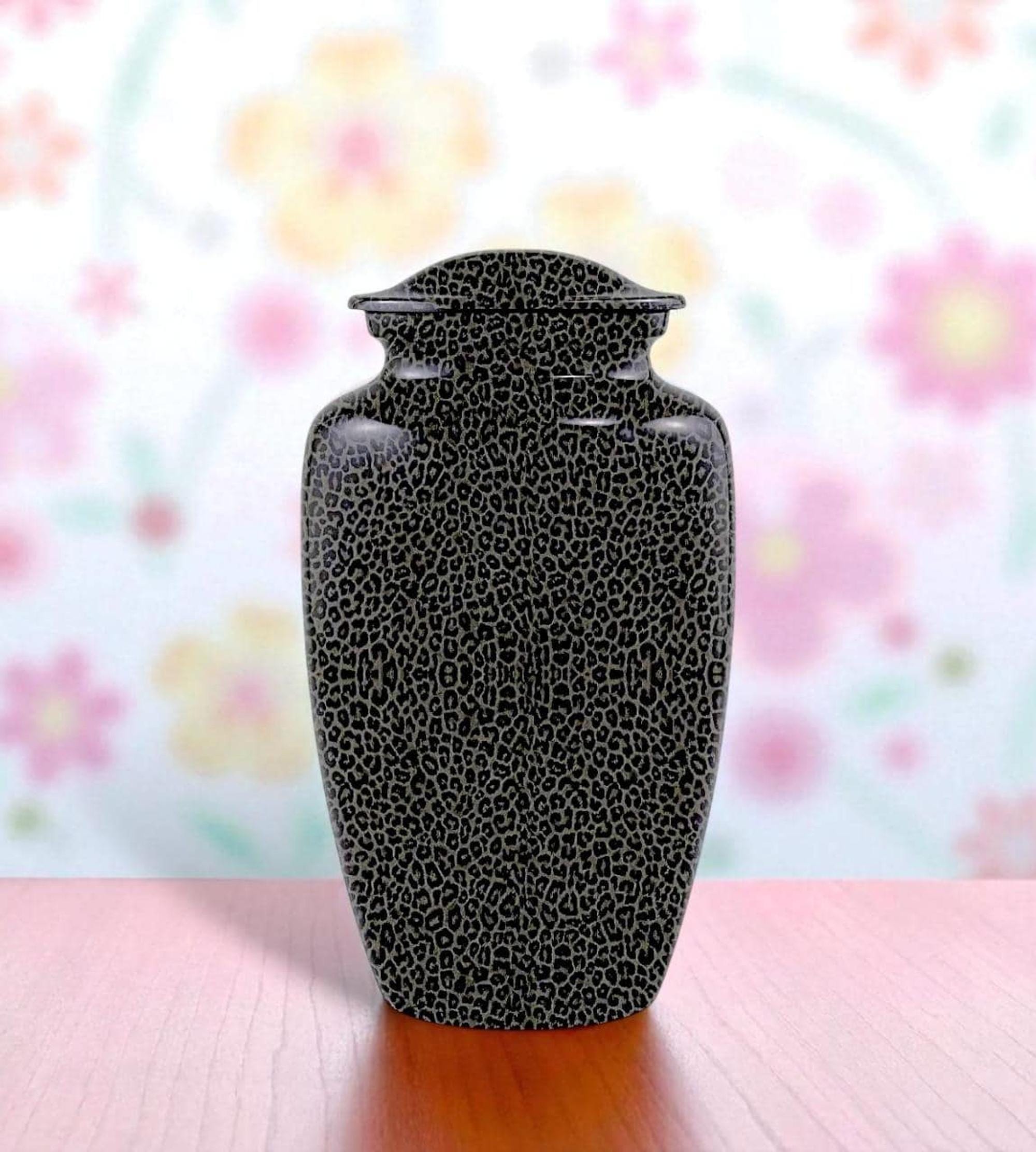 Leopard Print Cremation Urn - Adult Funeral Upto 220 Cu Inches - Etsy