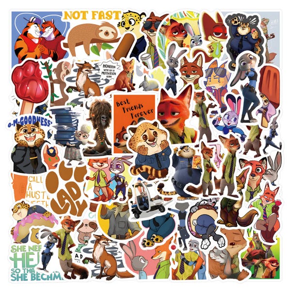 Zootopia Stickers - Etsy