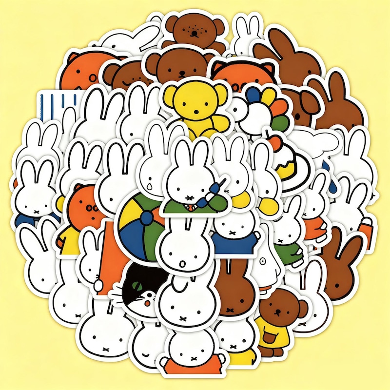 Miffy Stickers - Etsy
