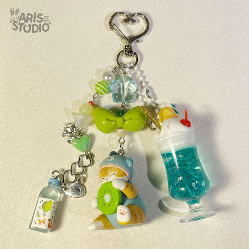 Kawaii Mofusand Keychains: Handmade From Authentic Figures - Etsy UK