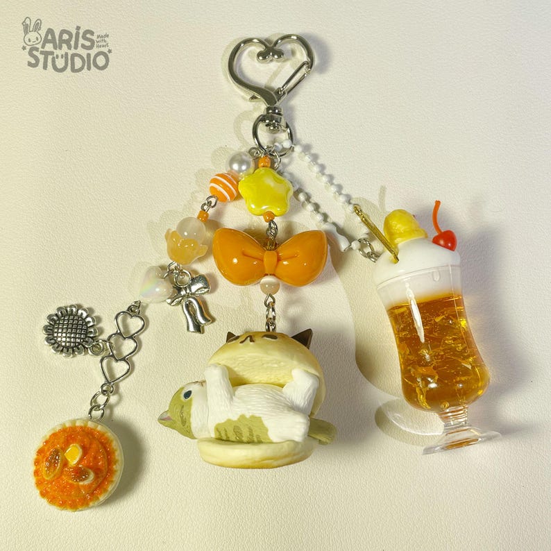 Kawaii Mofusand Keychains: Handmade From Authentic Figures - Etsy UK