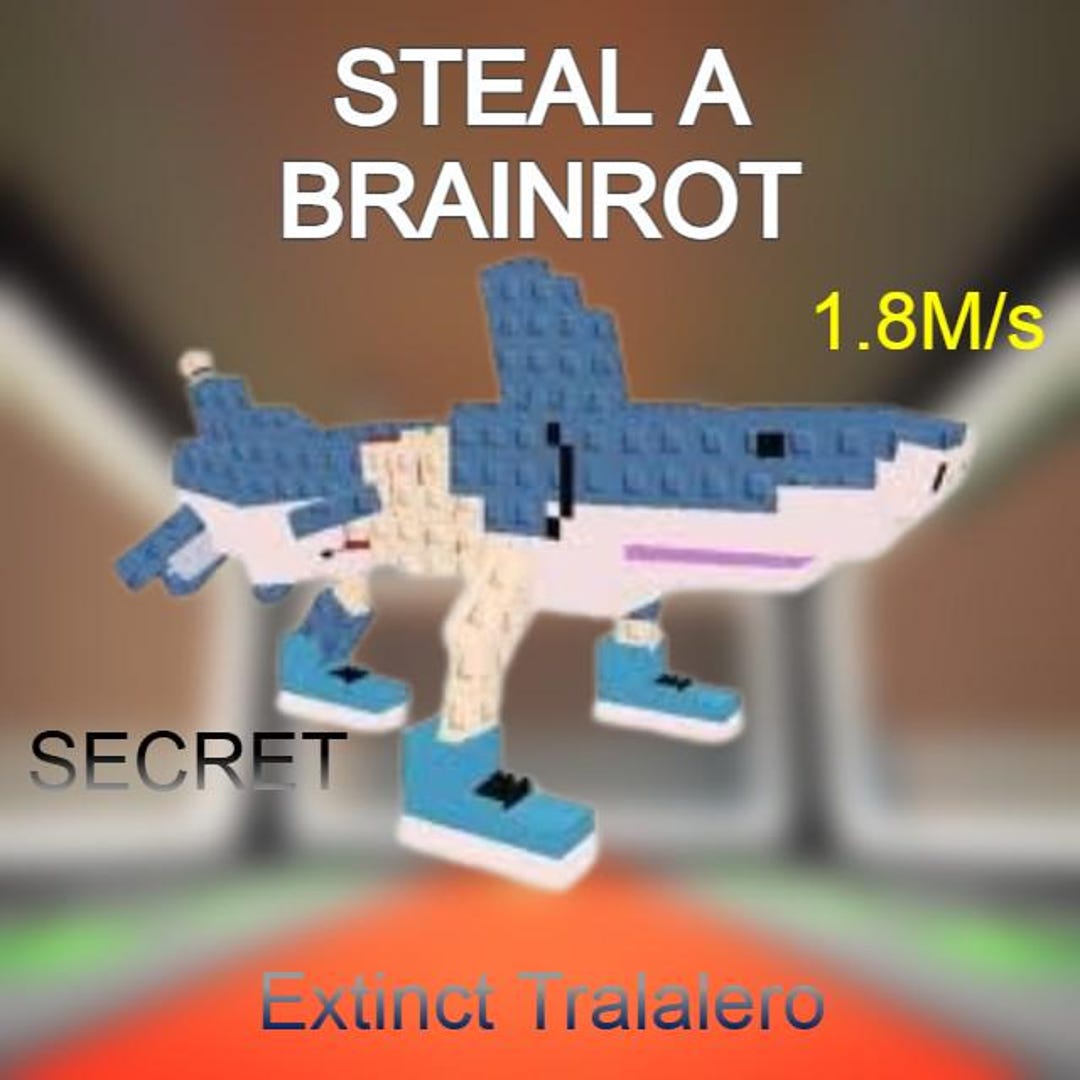 Steal A Brainrot Extinct Tralalero - Etsy