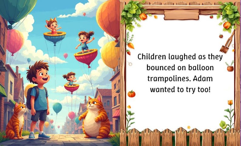 Personalized Kids Story Book: Adam & Katy's Balloon City Adventure ...