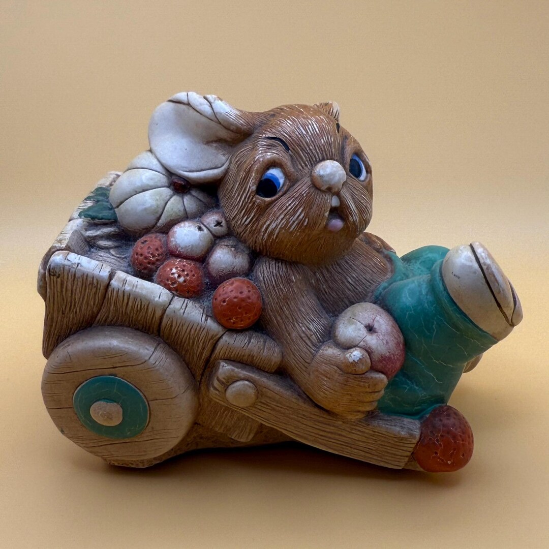 Pendelfin “barrow Boy” Rabbit Figurine – Hand Painted Stonecraft – Made ...