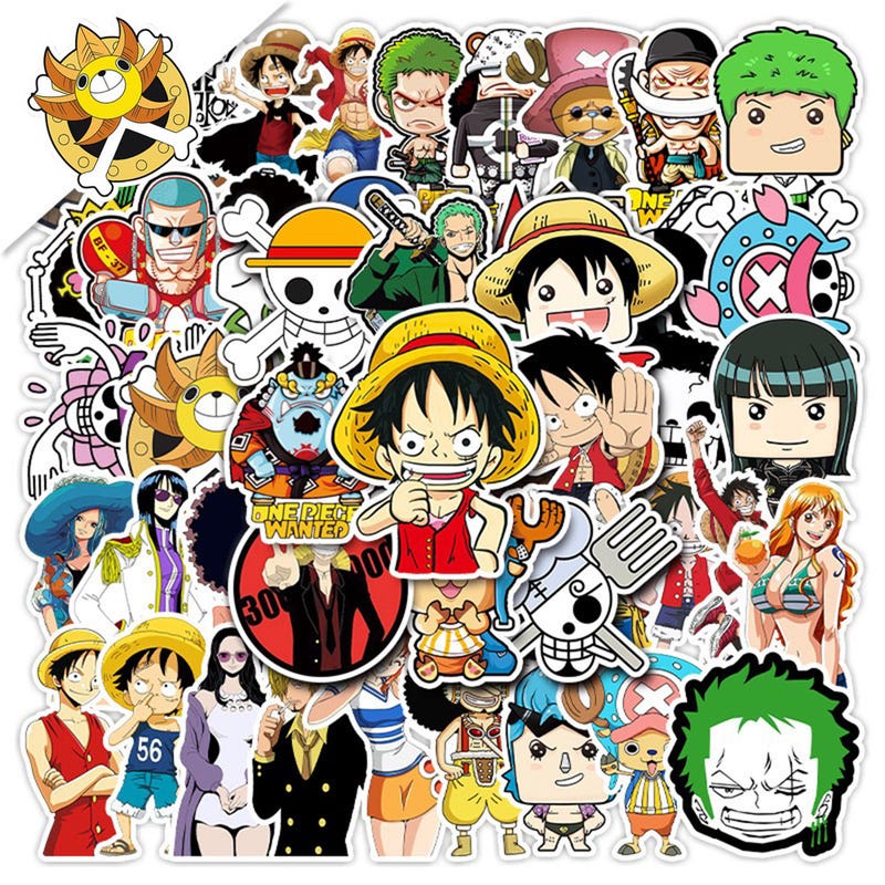 One Piece Water Stickers - Etsy