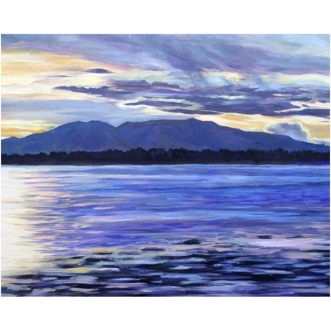 Alaska Art Print Robe of Splendor, Mt. Susitna 10x8 Image Alaska Wall ...
