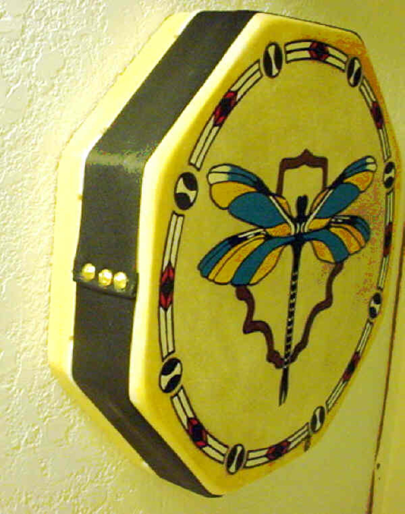 14 Inch Native American Dragonfly Hand Painted Dance Drum - Etsy