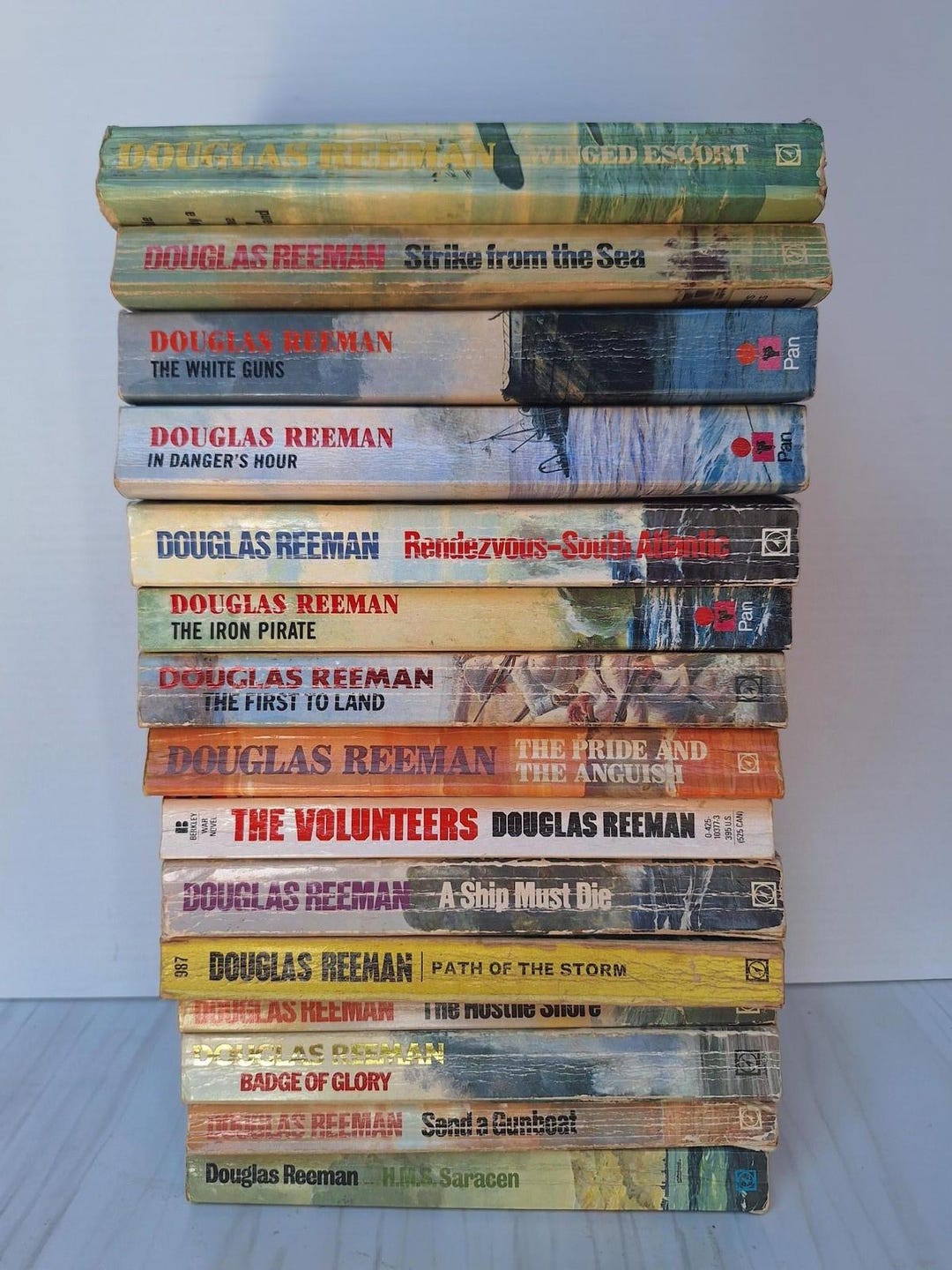 22 X Douglas Reeman WW1 WW2 Navy War Stories PB Bundle - Etsy