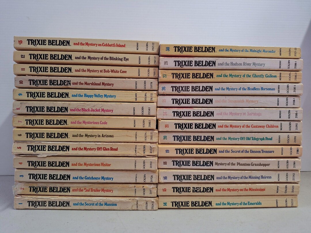 26 X Trixie Belden Collection VINTAGE Rare Paperback Bundle - Etsy