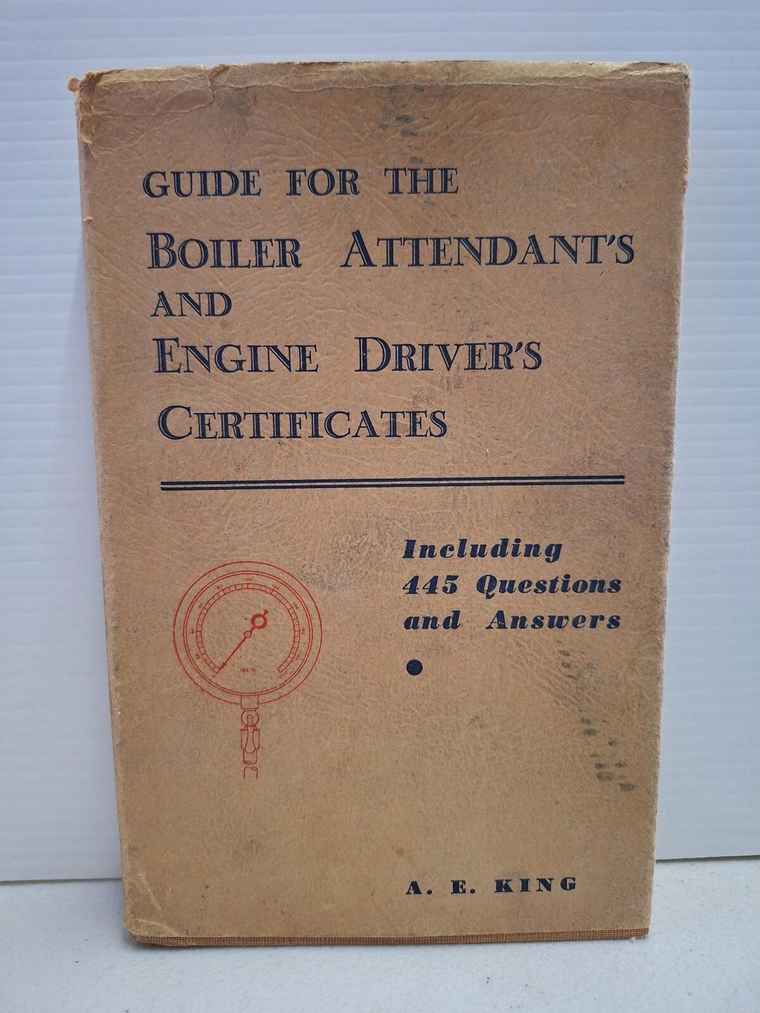 Guide for Boiler Attendants & Engine Drivers Certificates 1949 - Etsy