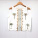 Boho Hand Block Print Palm Tree Co-ord Set – Cotton Sleeveless Crop Top ...