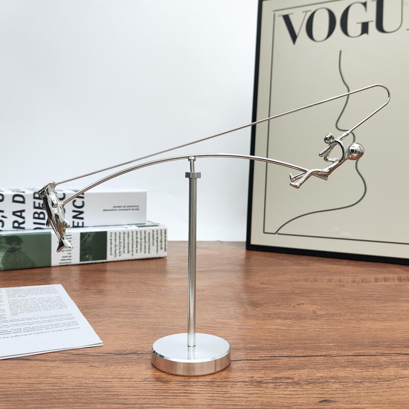 Fisherman Balancing Sculpture - Etsy