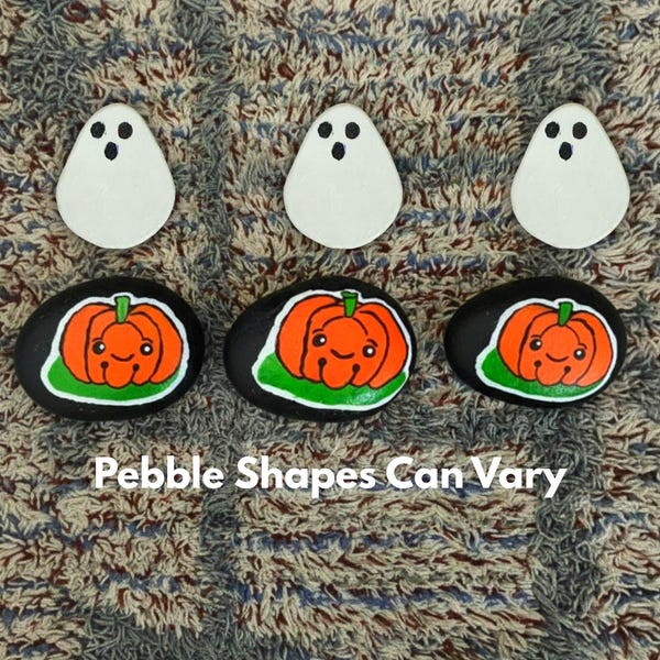 Halloween Pebble Art - Etsy