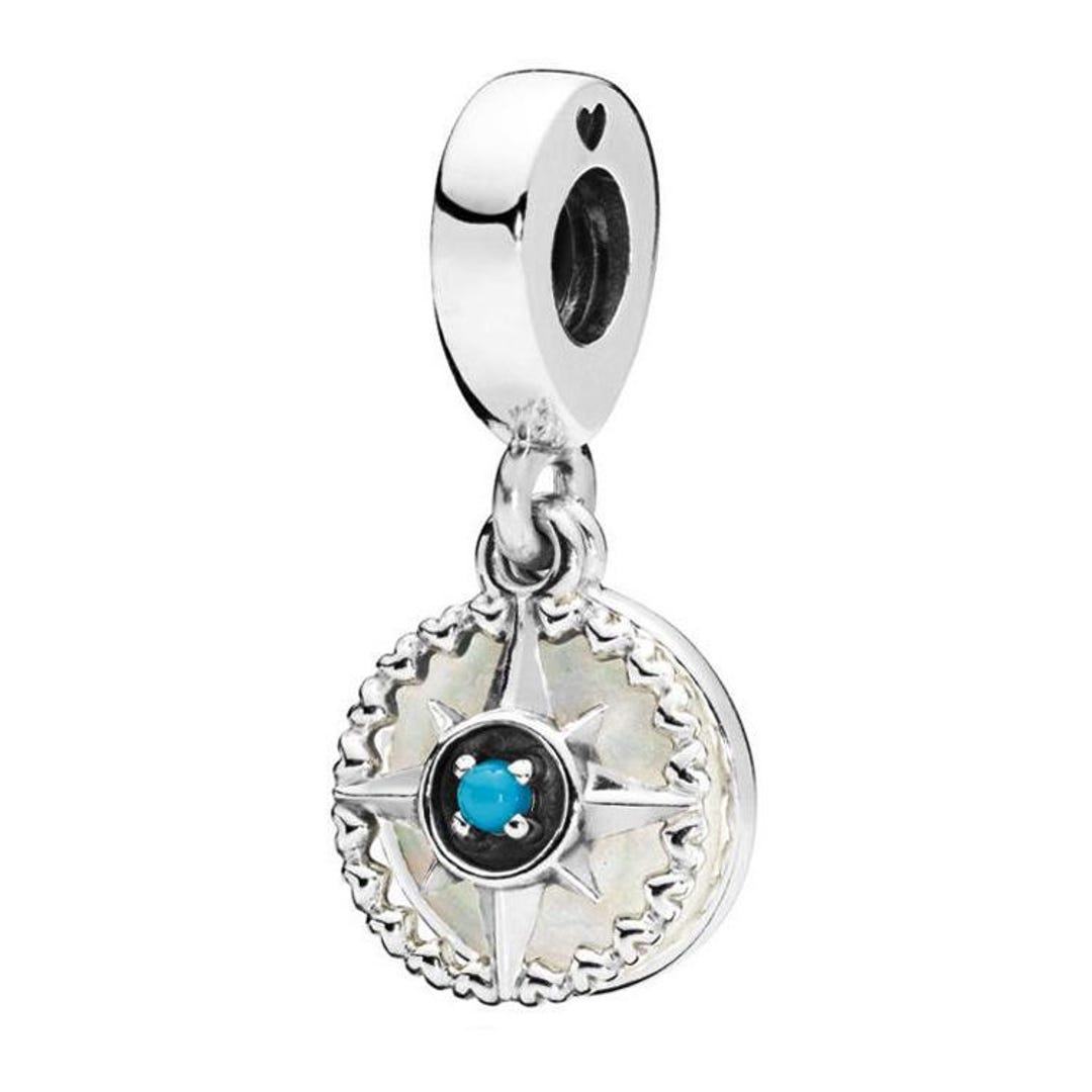 Pandora Silver 'follow Your Dreams Compass' Charm - Etsy