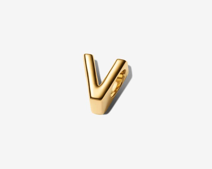Pandora Letter V Alphabet Charm - Etsy