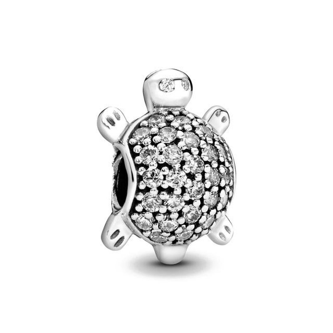 Pandora Ale S925 Silver Pavé Sea Turtle Charm - Etsy
