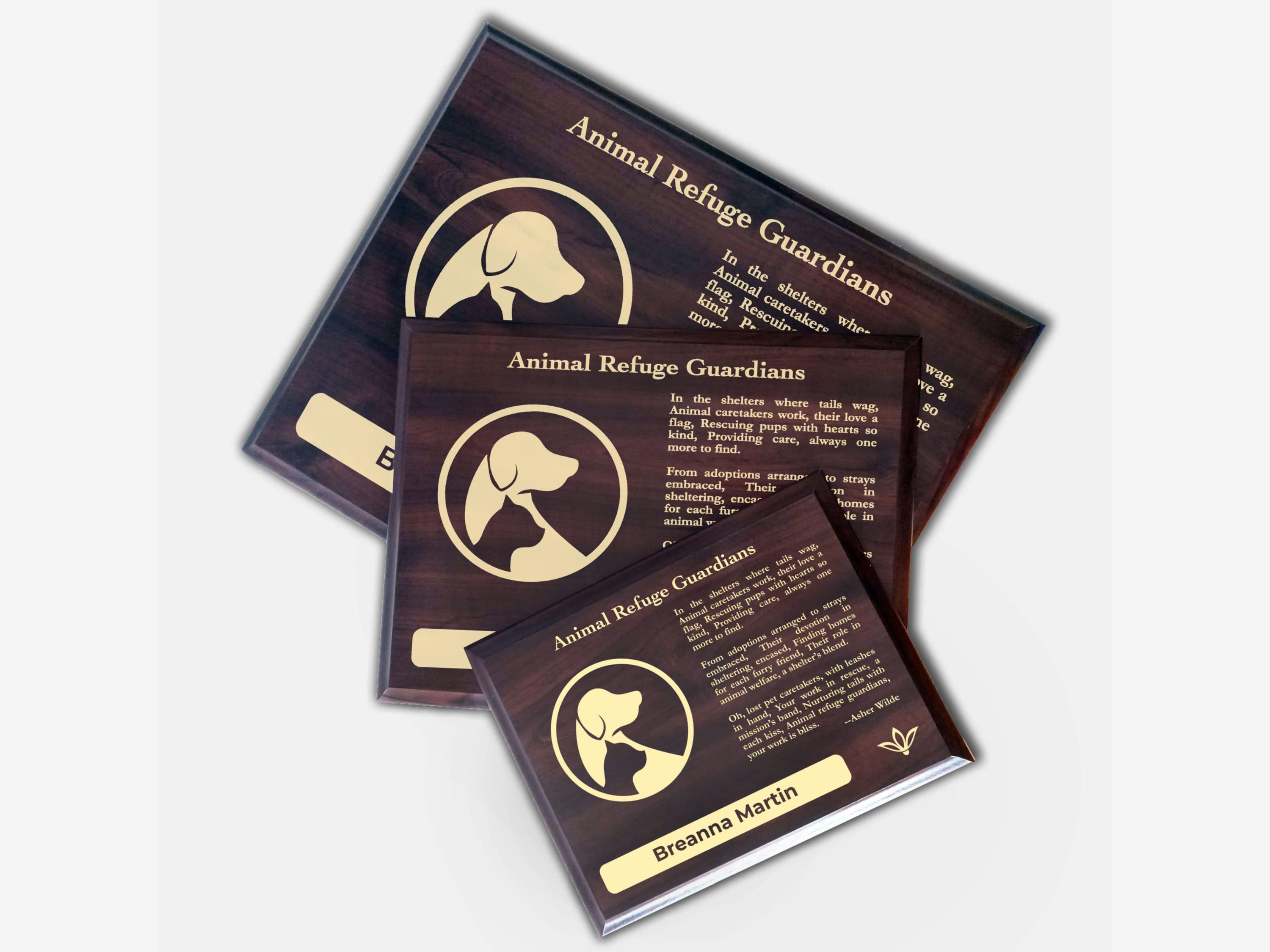 Dog Shelter Gift Plaque | Personalized Poem for Dog Pounds | Animal ...